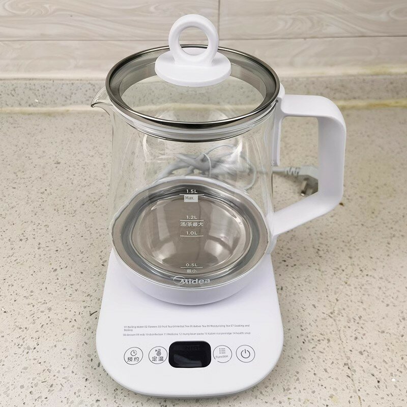 Электрический чайник-заварник Midea MK-Y12Q для здоровья, 1.5 л. Y12Qs