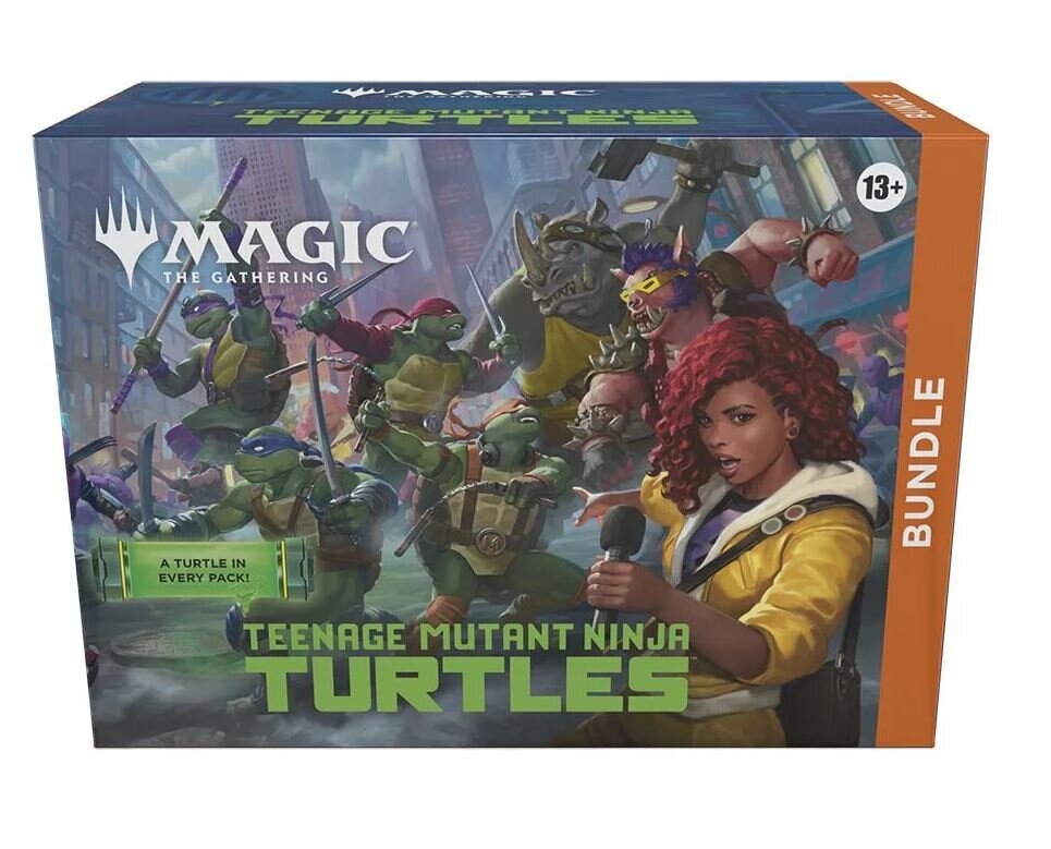 Подарочный набор Bundle MTG Teenage Mutant Ninja Turtles на английском языке , ККИ, для 4-х игроков, от 12 лет