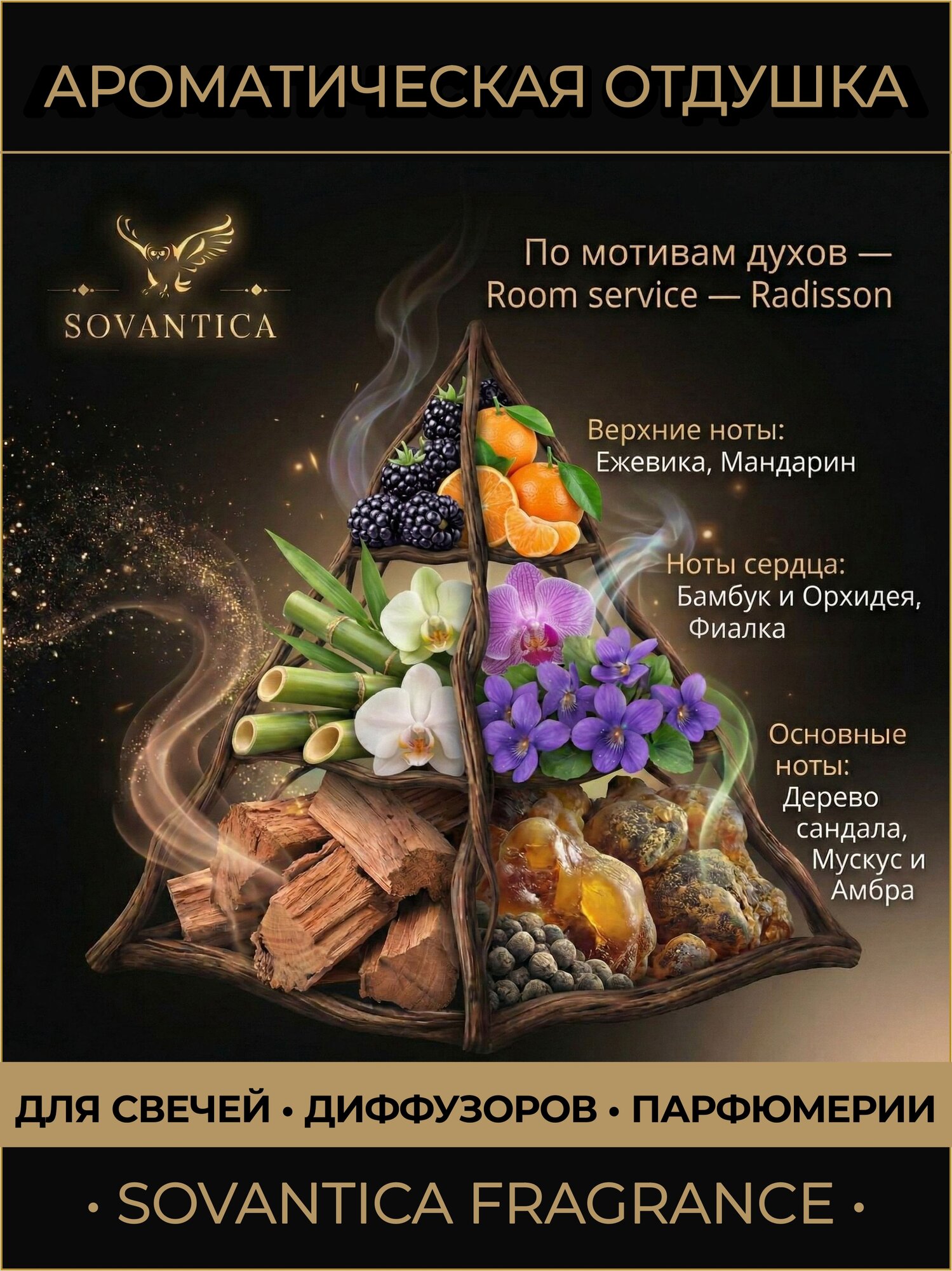 V • Парфюмерная отдушка 10 г Room service unisex Radisson, Sovantica