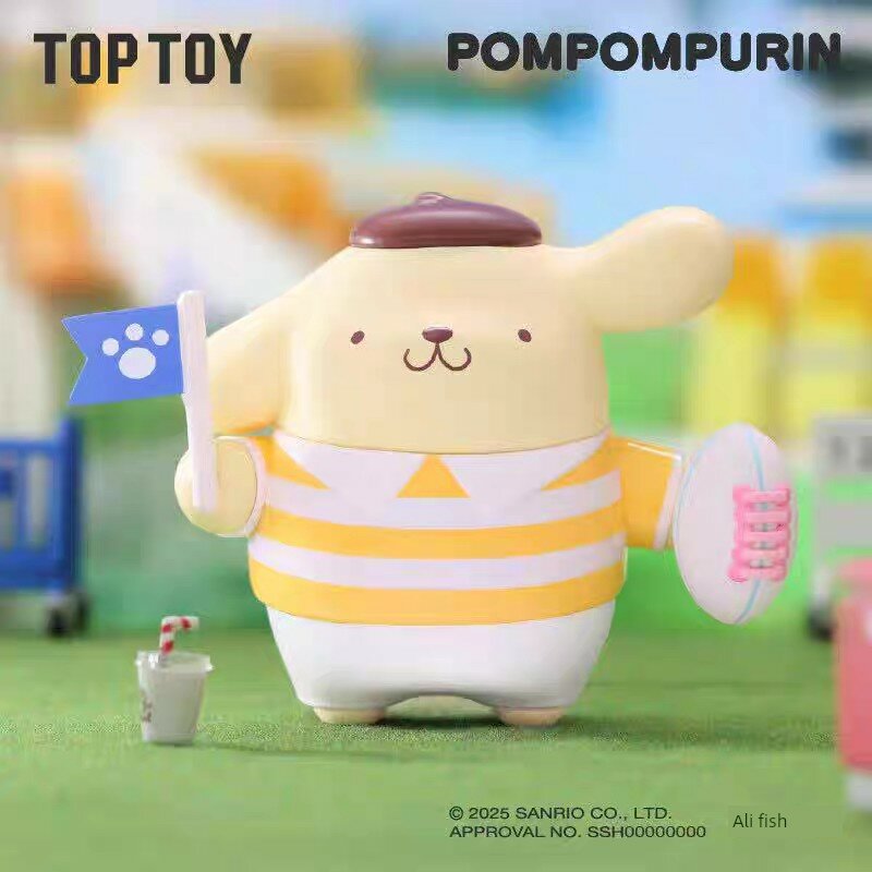 Оригинальная коллекционная фигурка TOPTOY Sanrio Family Vitality Games: Куроми, модная игрушка-украшение, подарок