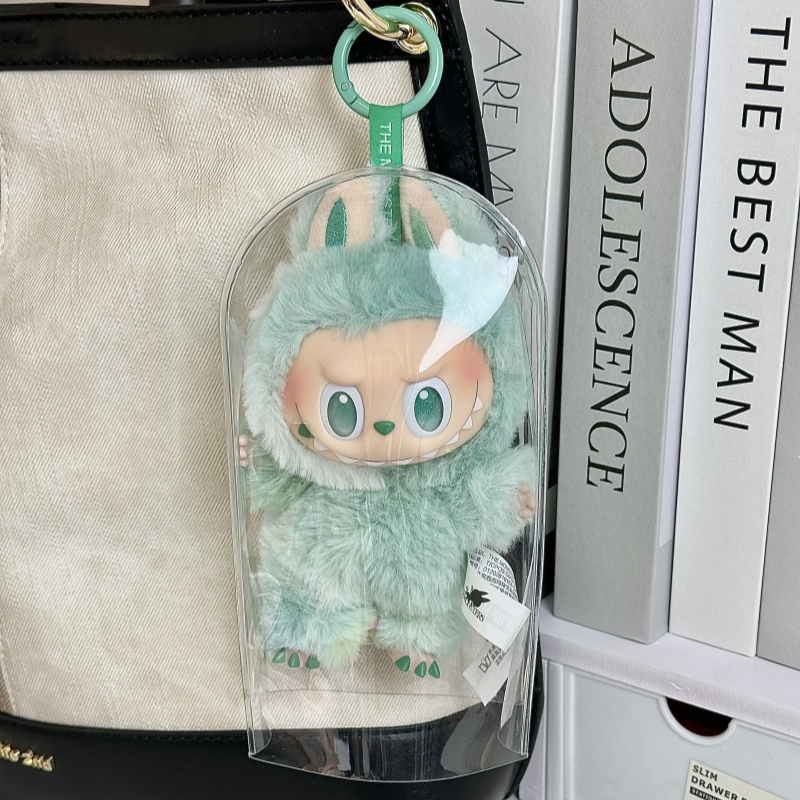 Подходит для виниловых кукол Bubble Mart Labubu Sit Sit Party третьего поколения: дорожная сумка, пылезащитный,