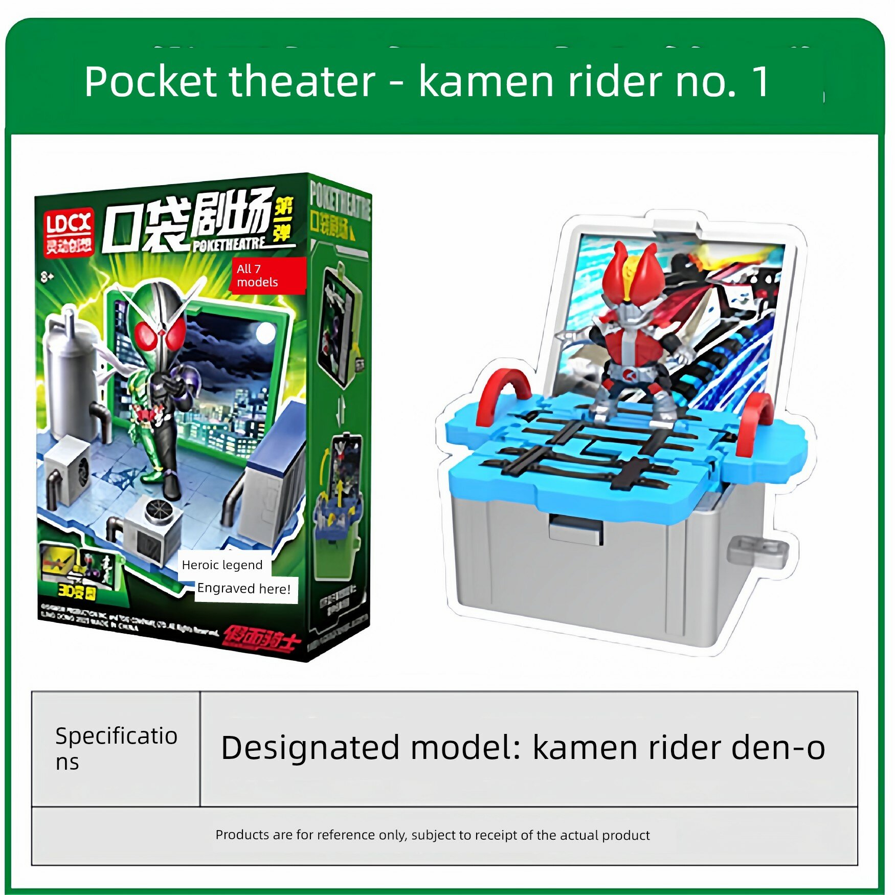 Коллекционная фигурка-подвеска Smart Creation Kamen Rider Pocket Theater Kuuga Gotchard W Model, игрушка-сюрприз в