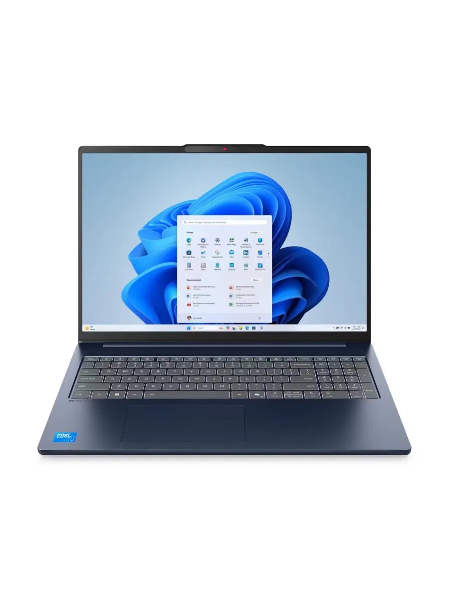 Ноутбук Lenovo IdeaPad Slim 5 16IRH10R 16"WUXGA; IPS/Core 7 240H/32GB/SSD 1TB/Win11H/синий