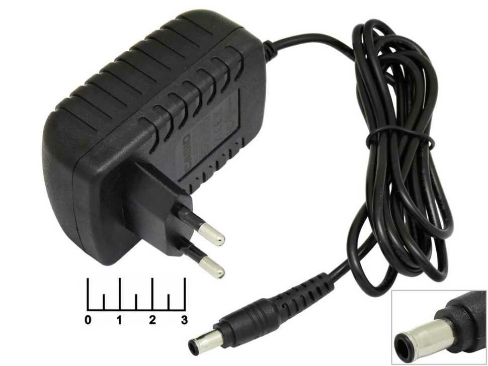 Блок питания 12V 1.5A Casio AC-N426/PA-2311-56 импульсный (+ внутри) (5.5*3.0)