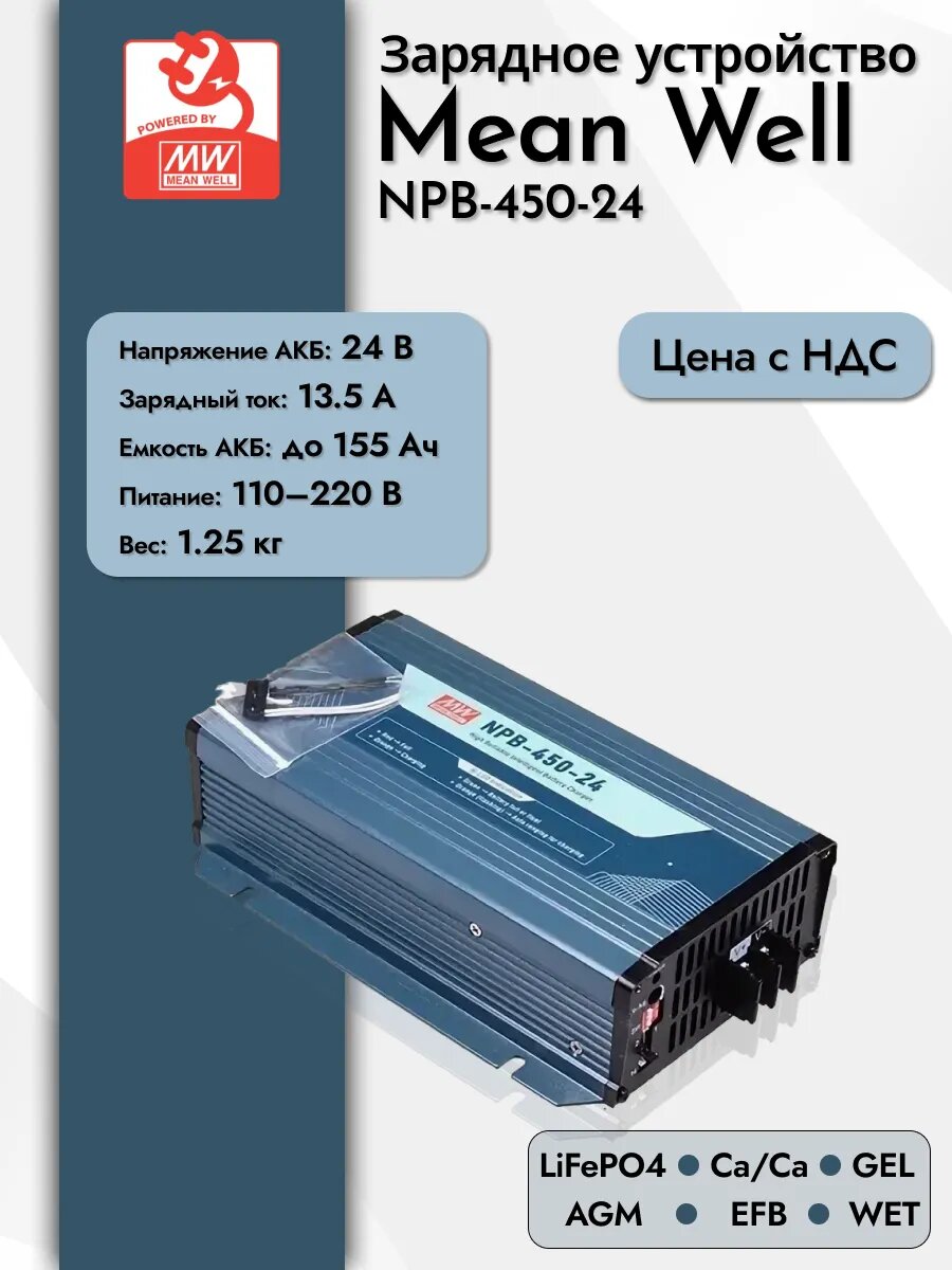 Зарядное устройство MW NPB-450-24