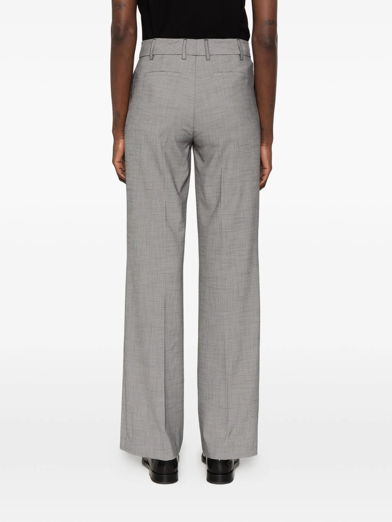 Брюки NINA 14.7 Micro-check trousers, размер 44, black/black — фото 1