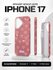 Чехол для iPhone 17 "Сердце", ударопрочный, силикон, розовый защита камеры