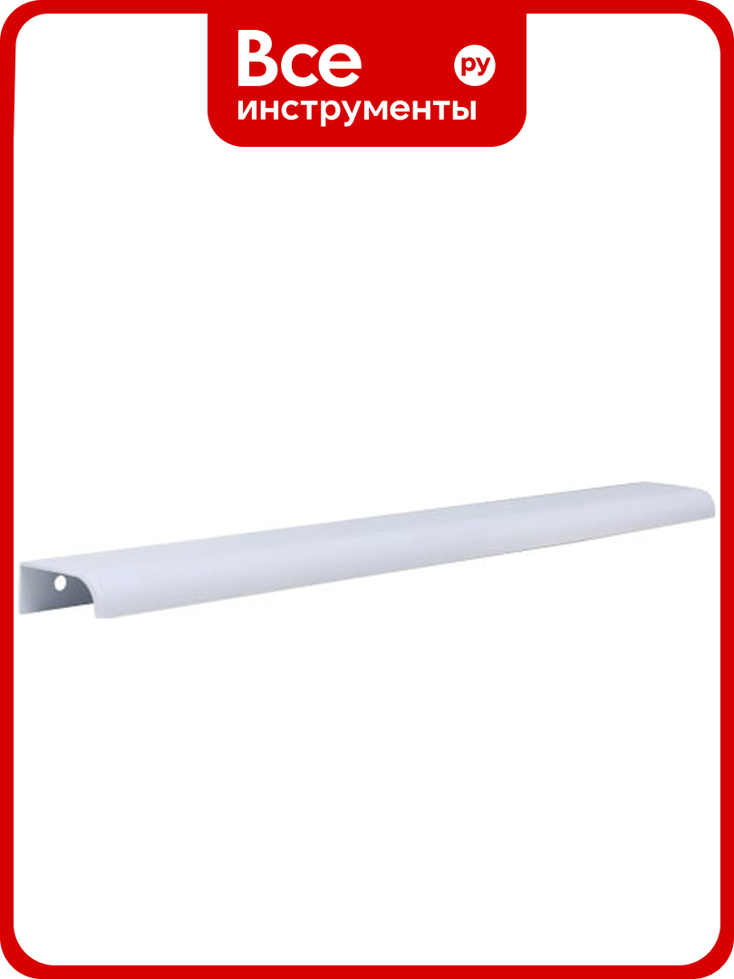 Ручка-профиль накладная MAKMART L.352 мм, отделка белая (покраска) HPP.02.0320. WH-ST
