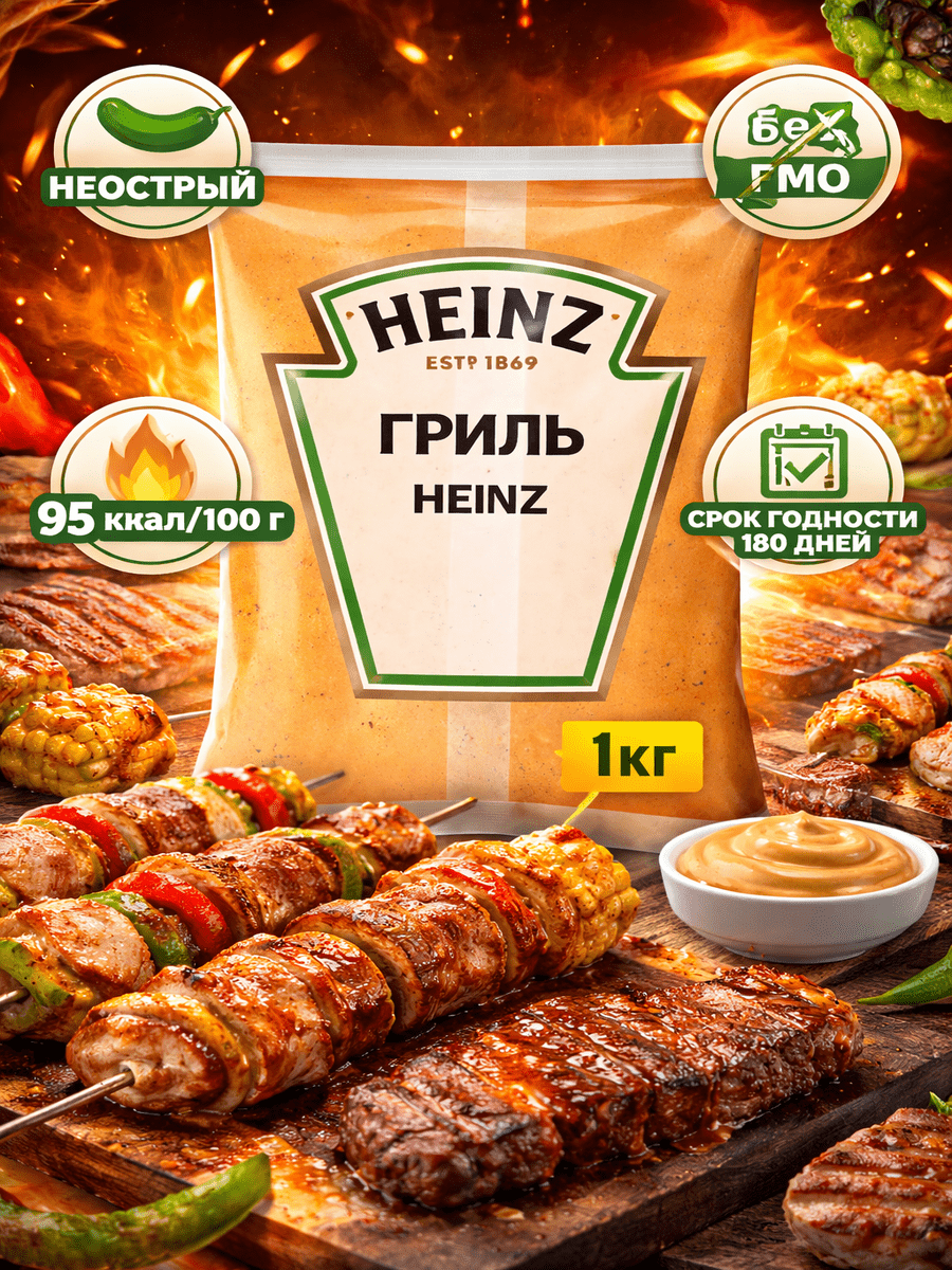 Соус Heinz Гриль, 1кг