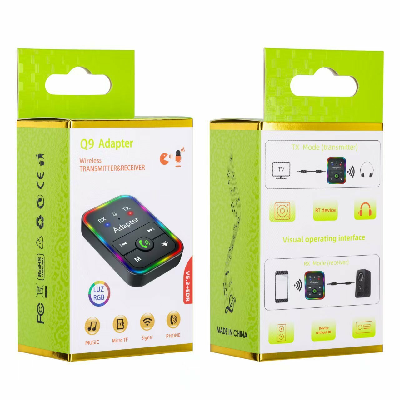 Беспроводной аудиоресивер WALКЕR, USB-AUX-Bluetooth, BTA-320, аудиоусилитель и ресивер с USB-интерфейсом в машину