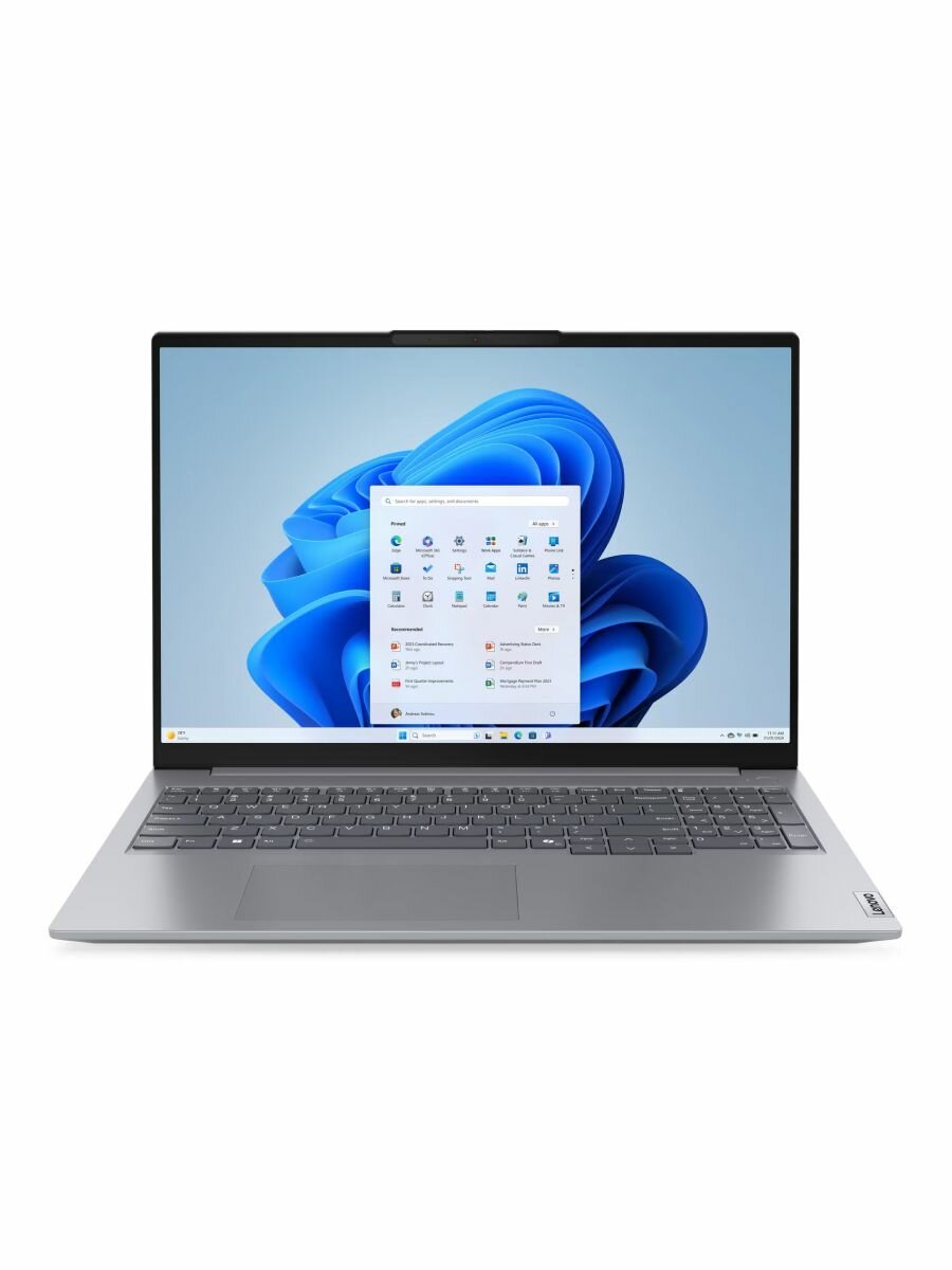 Lenovo Ноутбук 16", AMD Ryzen 5 7535HS, RAM 16 ГБ, SSD 512 ГБ, AMD Radeon 660M, Без системы, (21MW009VSA)