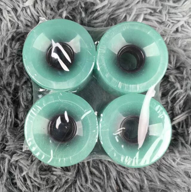 Светло-зеленые колеса для скейтборда 65 мм диаметр твердость 78а высокая эластичность ПУ колеса для улицы