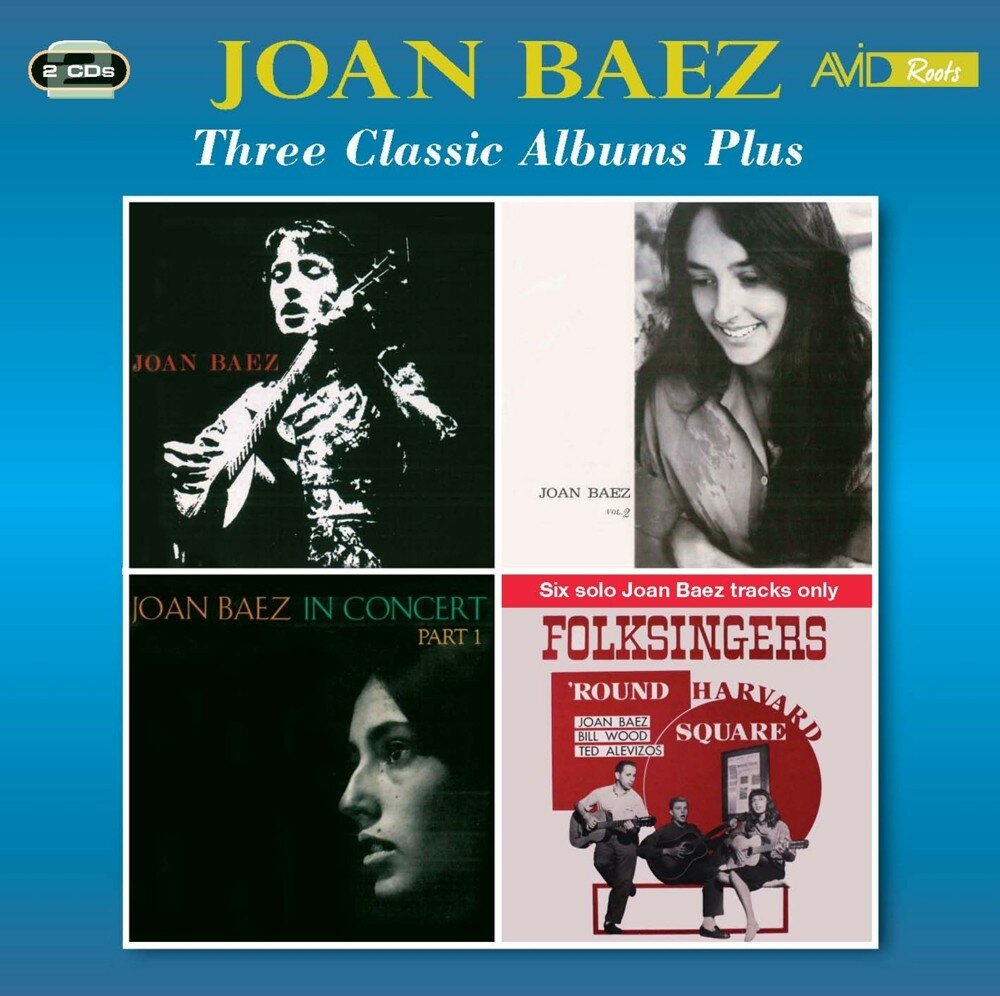 Joan Baez. Three Classic Albums Plus (2 CD) (СД диск, CD Box) — фото 1