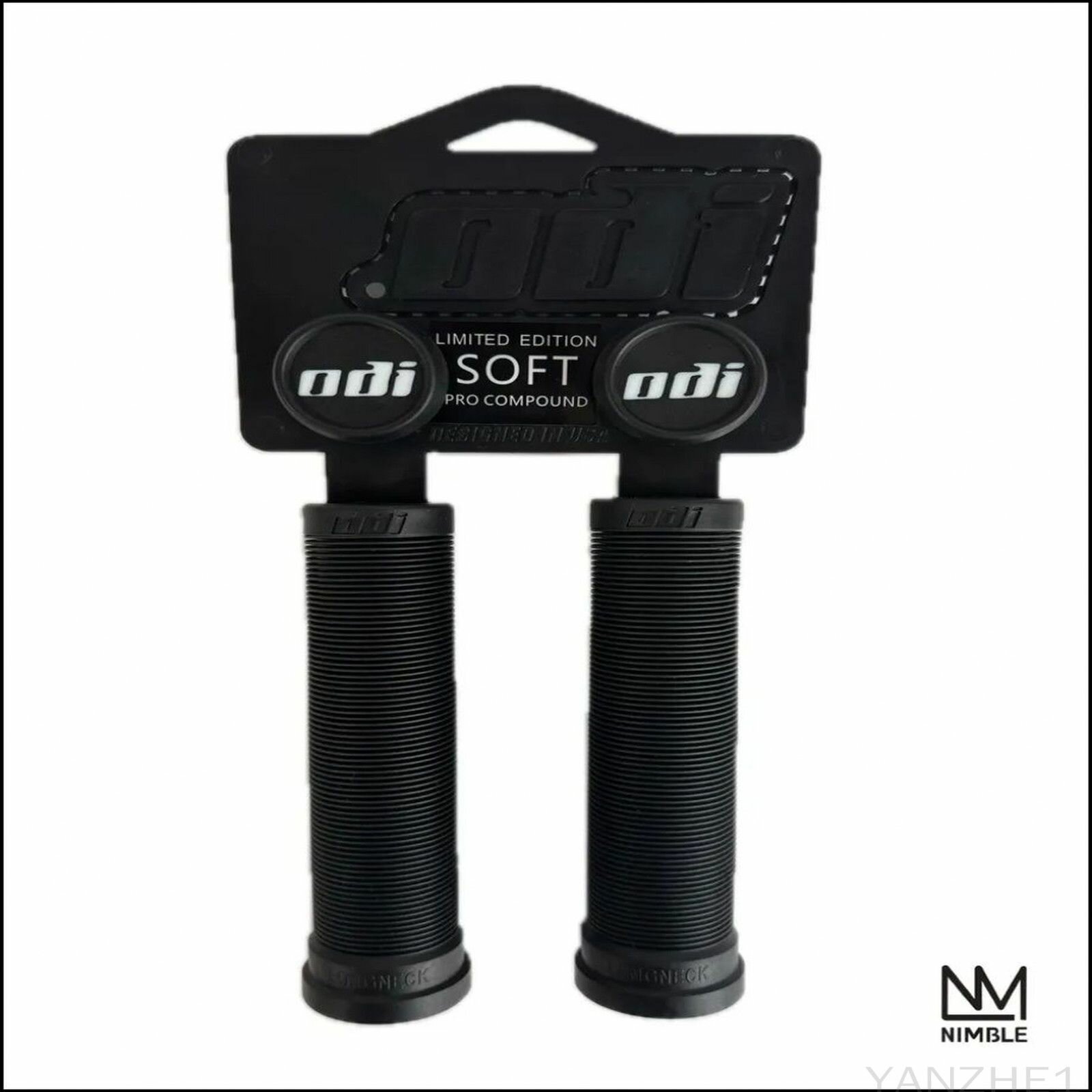 Качественные ручки ODI Soft Longneck 135 мм черного цвета для велосипеда и трюкового самоката