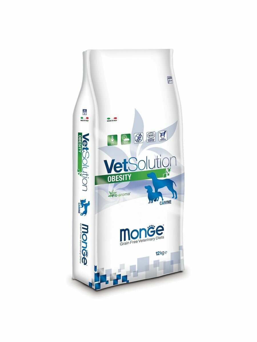Monge vetSolution корм для собак при избыточном весе 12 кг