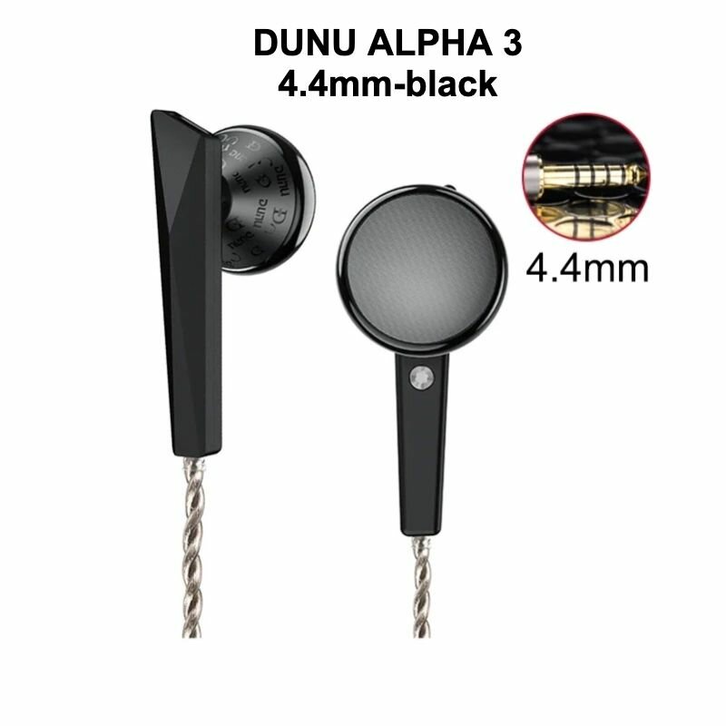 DUNU ALPHA 3 Плоская головка из алюминиевого сплава с открытой гарнитурой dynamic coil