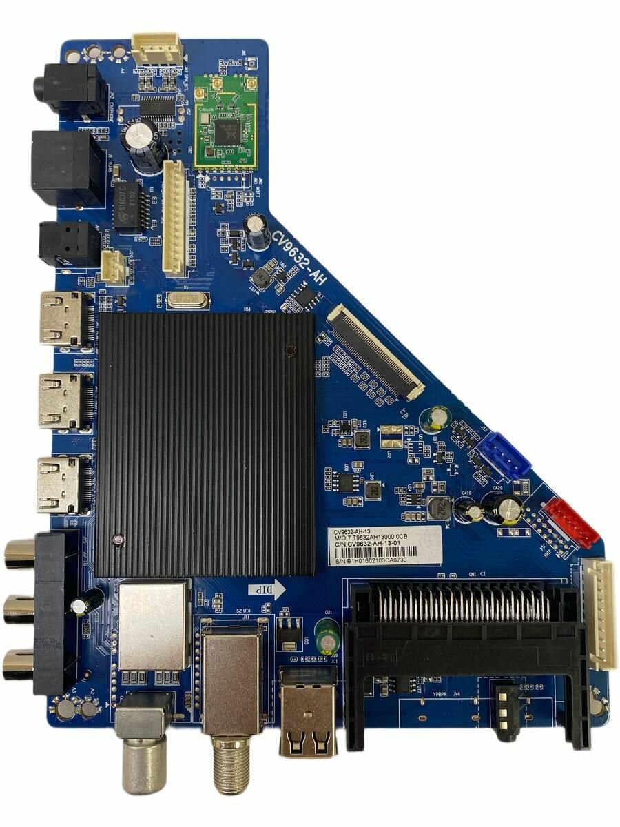 Плата основная (CV9632-AH), для телевизора Novex NVX65U321MSY