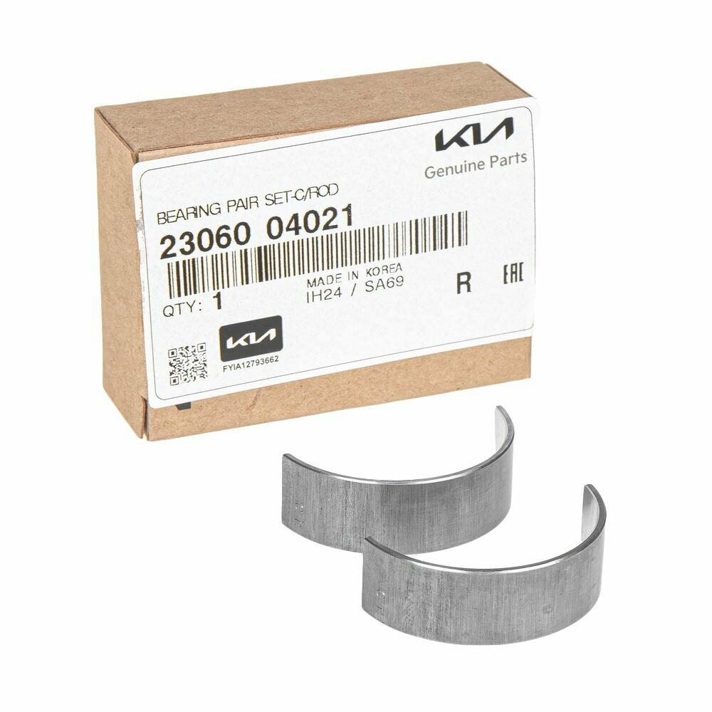 Комплект подшипников скольжения шатуна 4шт HYUNDAI/KIA 2306004021