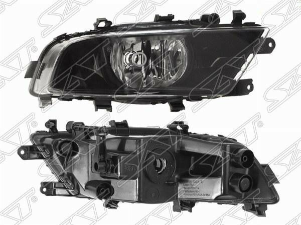 Фара противотуманная SAT ST-665-2014R-UE2 справа, Чёрная Skoda Superb 13-15