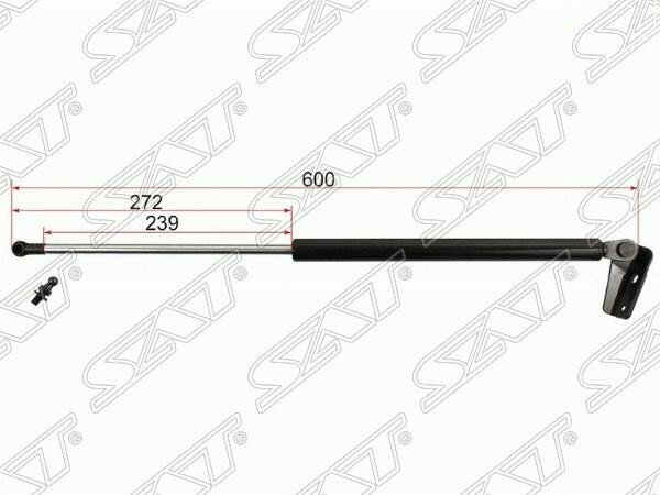 Амортизатор крышки багажника SAT ST-74820-SX0-305 Honda Odyssey 94-99 правый