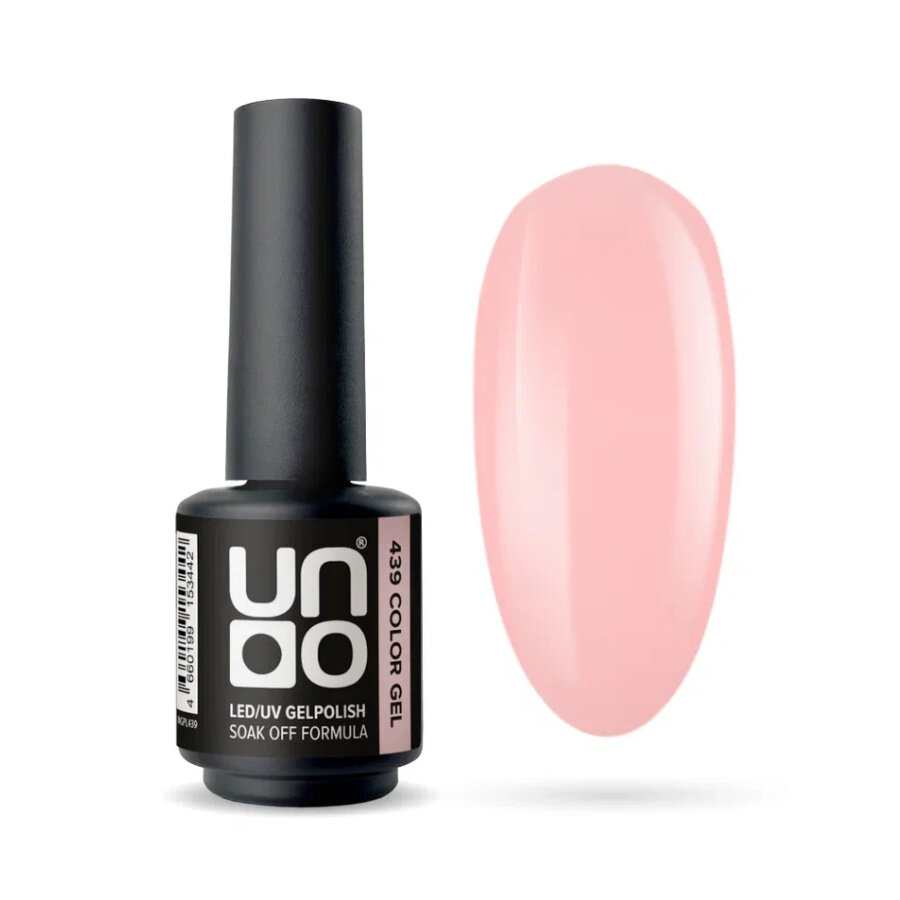 UNO, Гель-лак 439 Розовый кварц - Rose Quartz, 8 г