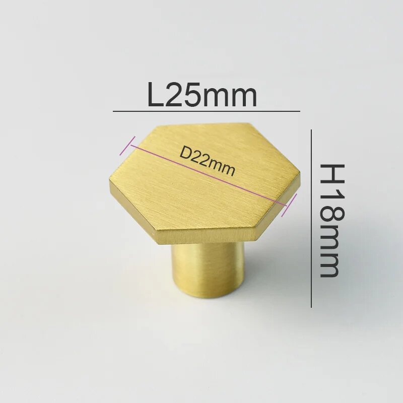 TENCHTWO ручка для шкафа из латуни Brass-S 25mm