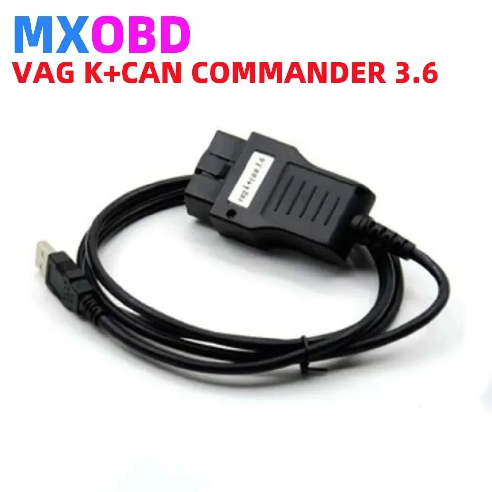 Считыватели кодов VAG K + CAN COMMANDER 3,6 OBDII OBD2, сканирующие инструменты, коррекция OBD, VAG 3,6, сканирующие инструменты, автомобильный диагностический кабель