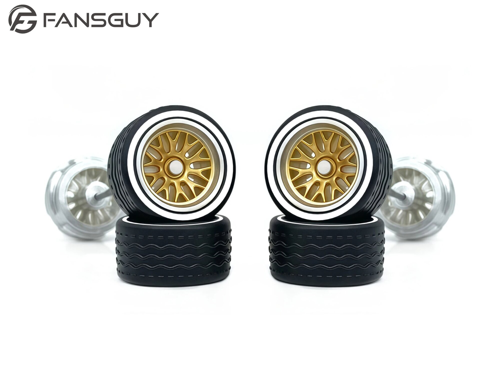 Колеса FANSGUY 1/64 RWBBC Golden