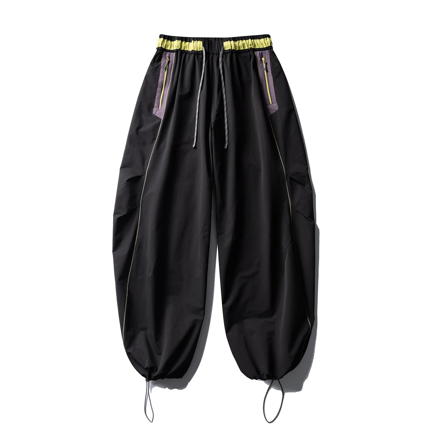 Брюки карго мужские/женские, черные, LK-2229 black, размер M