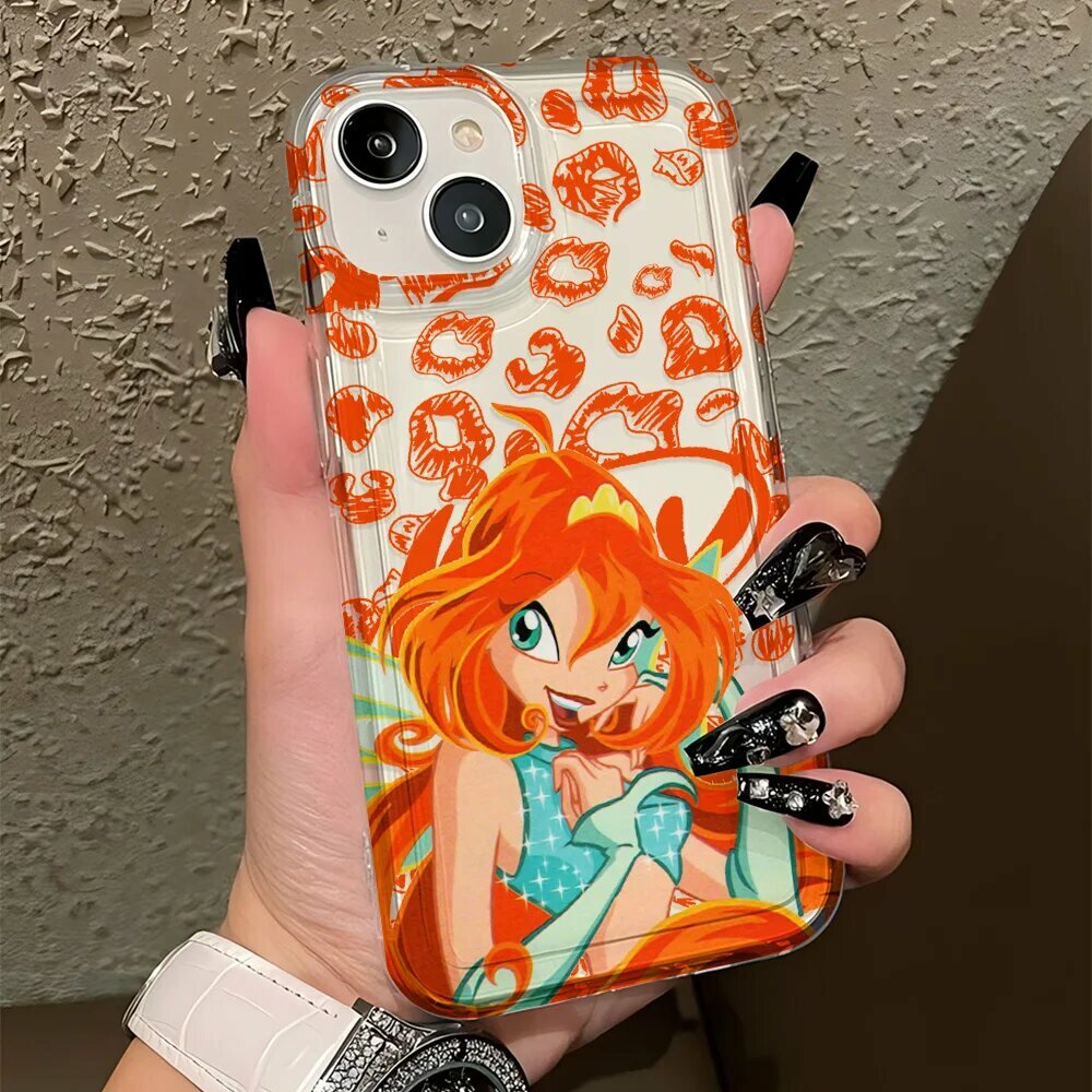 Чехол для телефона Cool Lovely Winxs Clubs для iPhone 17 Оранжевый, QN-340YJJ121530A1, iPhone 12 Pro