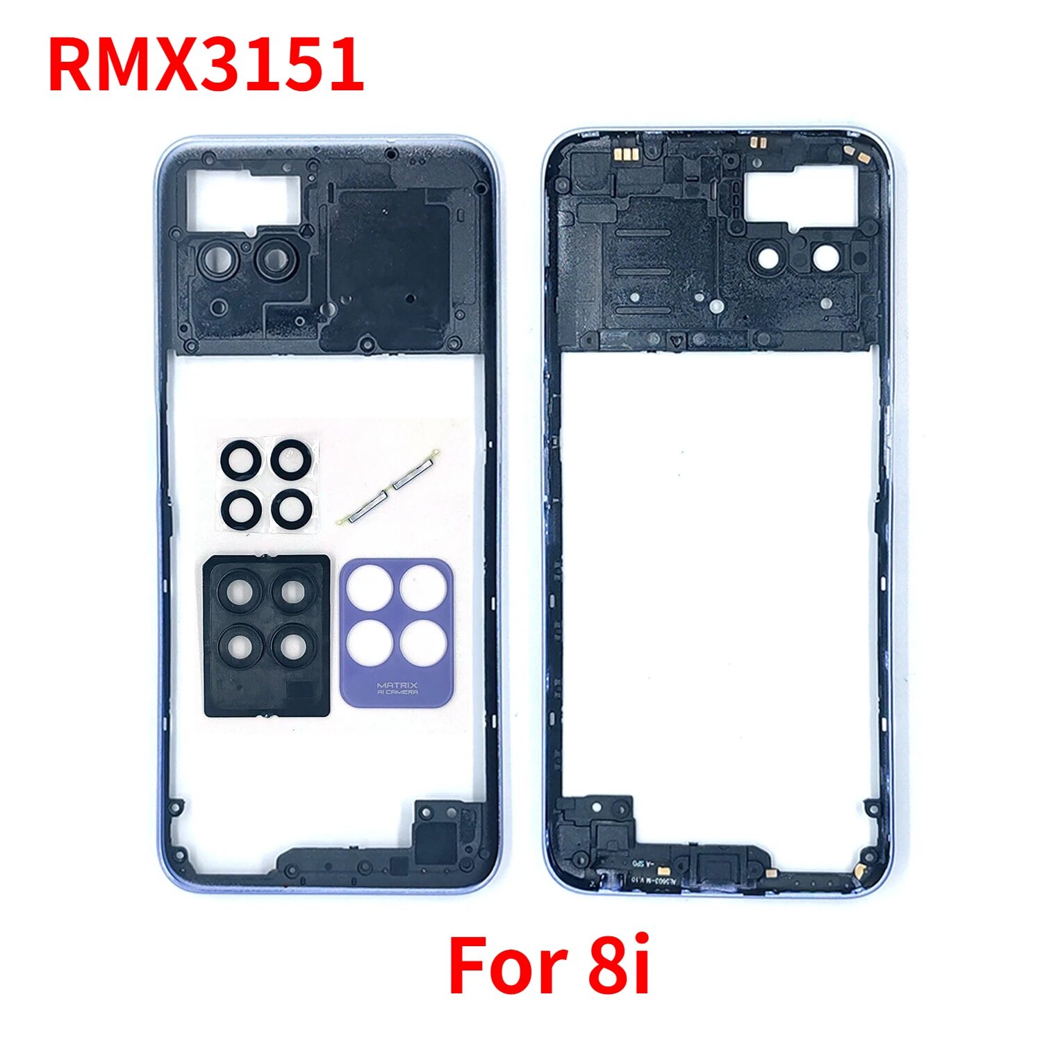 Средняя рамка Realme 8i RMX3151 purple