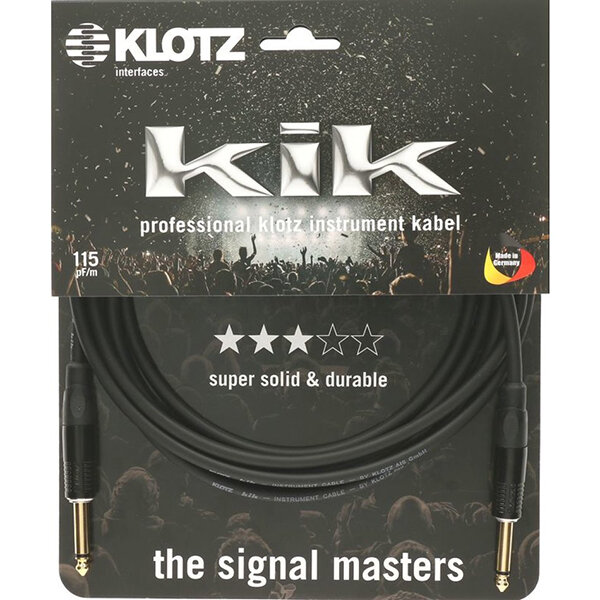 Кабель инструментальный Klotz KIKKG3.0PPSW