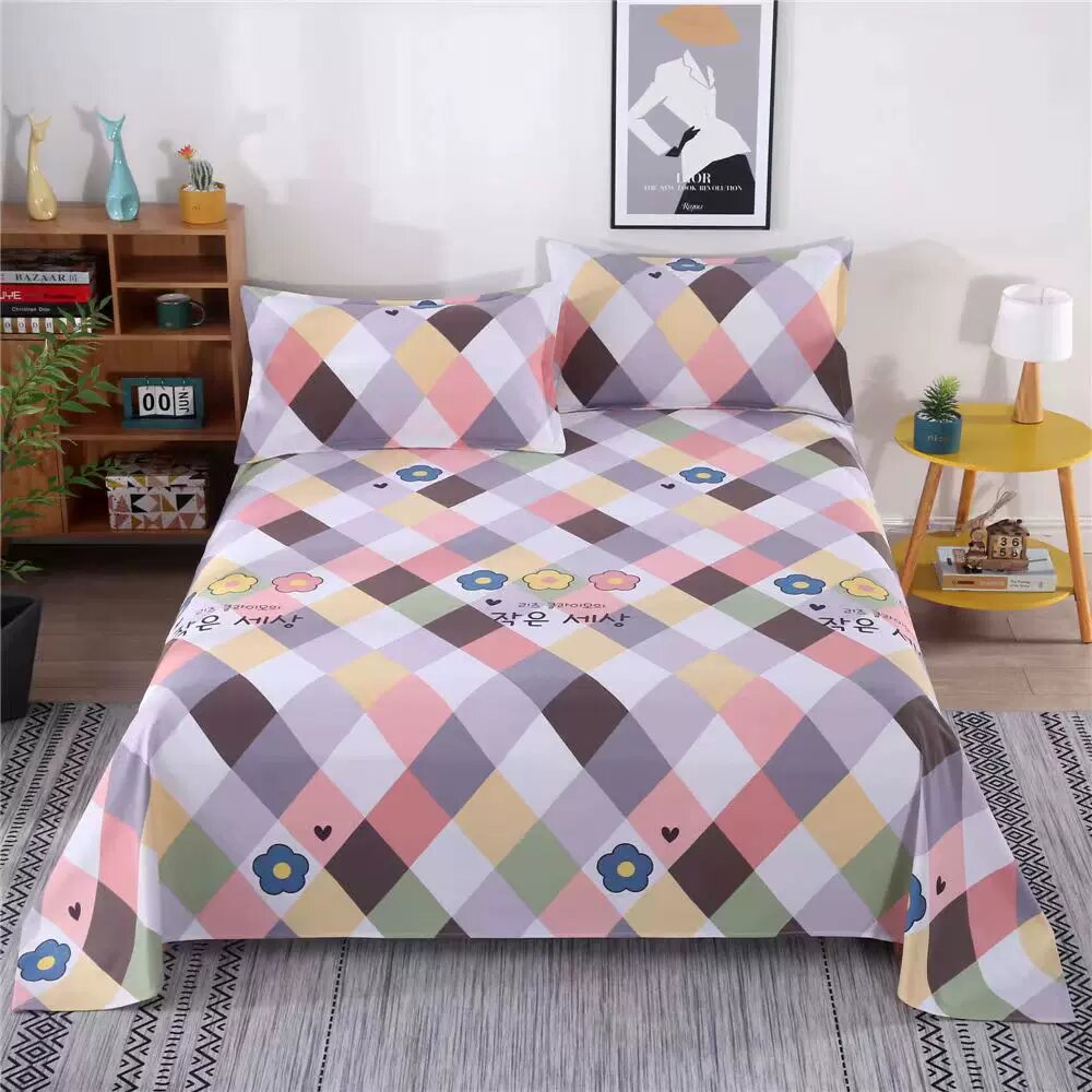 Студенческая печатная ткань конверт-стиль из чистого хлопка старой грубой ткани, 48см x 74см, золотой цвет, LYJ-6021,