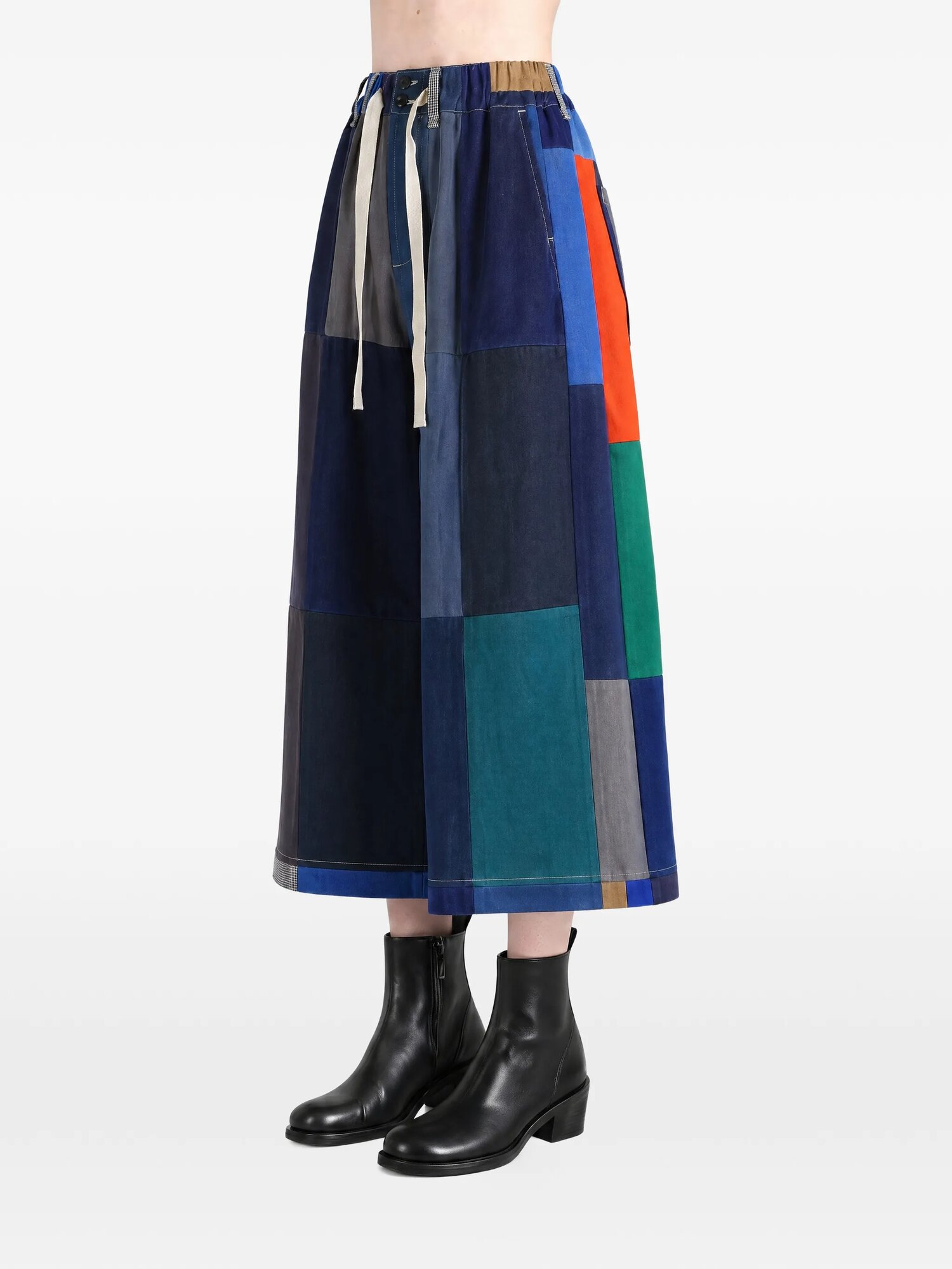 Брюки SILLAGE Patchwork-design palazzo pants, размер OneSize, синий — фото 1