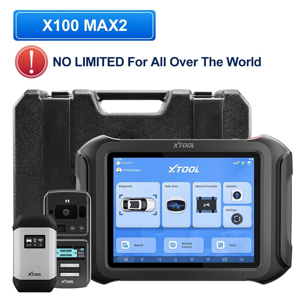 Программатор ключей XTOOL X100 MAX2 с KC501 Для русских автомобилей Lada/Renault J2534 X100 MAX2