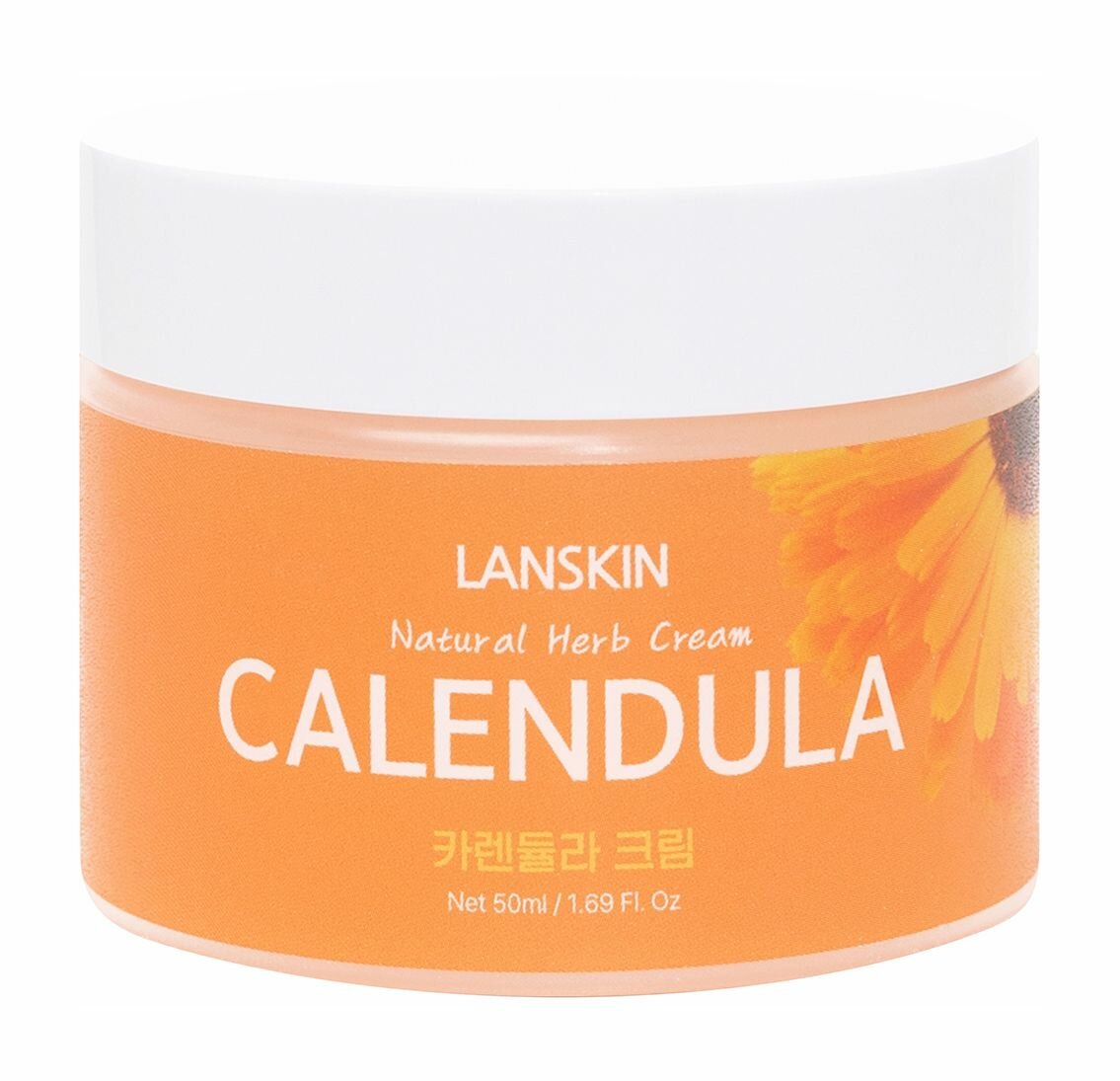 LANSKIN Крем для лица с экстрактом календулы успокаивающий, 50 мл