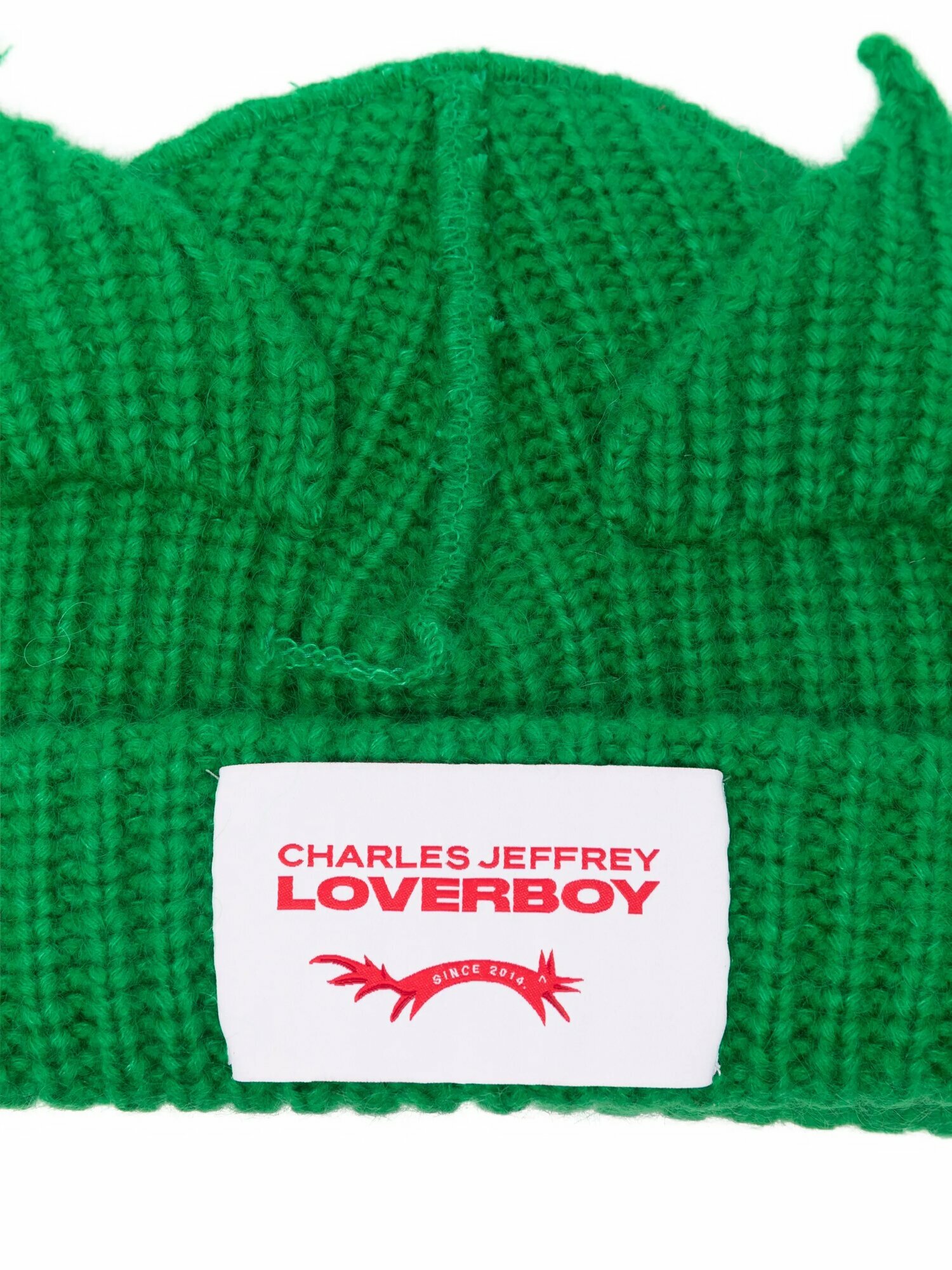 Шапка Charles Jeffrey Loverboy для девочек, размер OneSize, зеленый, — фото 1