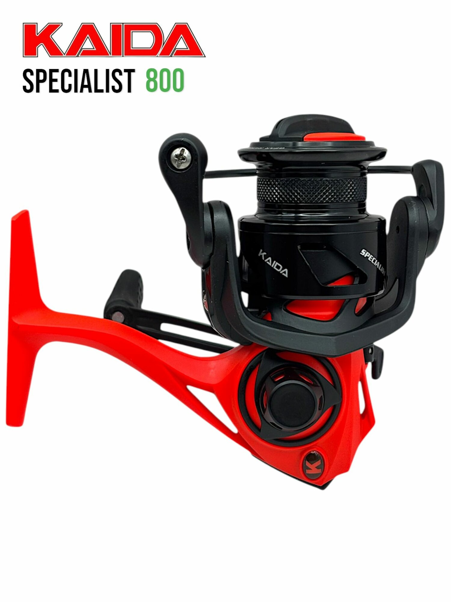 Катушка Kaida SPECIALIST 800F 5+1 для рыбалки для мормышинга и наноджига на ультралайт спиннинг