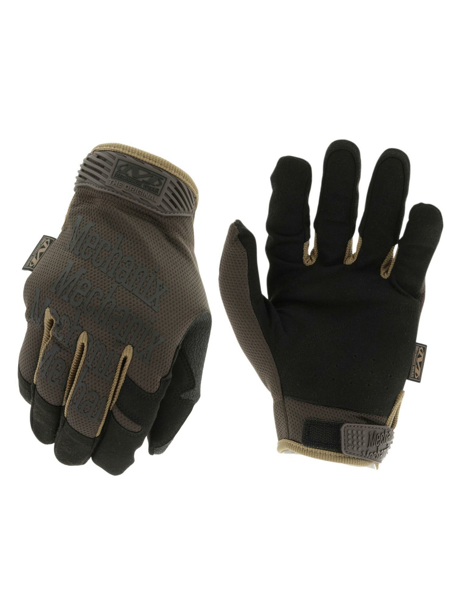 Перчатки Mechanix Work Original, коричневый / L