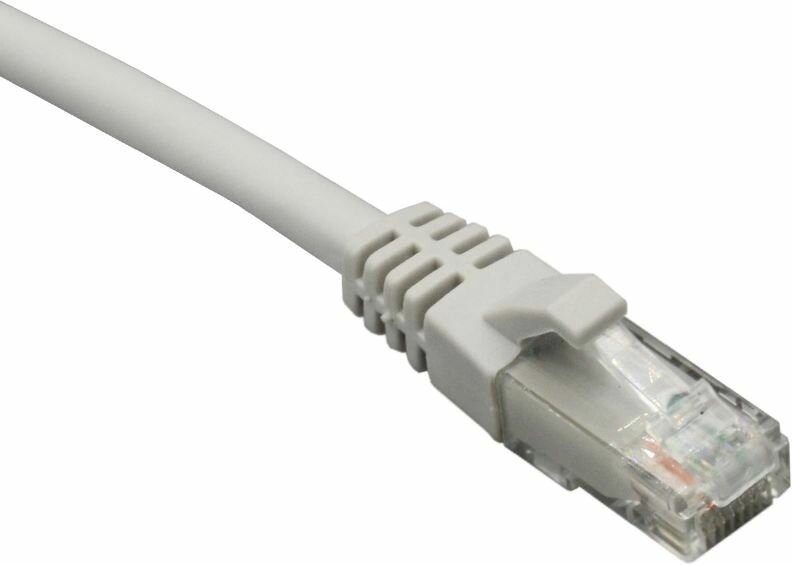 Патч-корд Suprlan 10-0166 UTP RJ-45 вил.-вилка RJ-45 кат.6 0.5м серый LSZH 10-0166