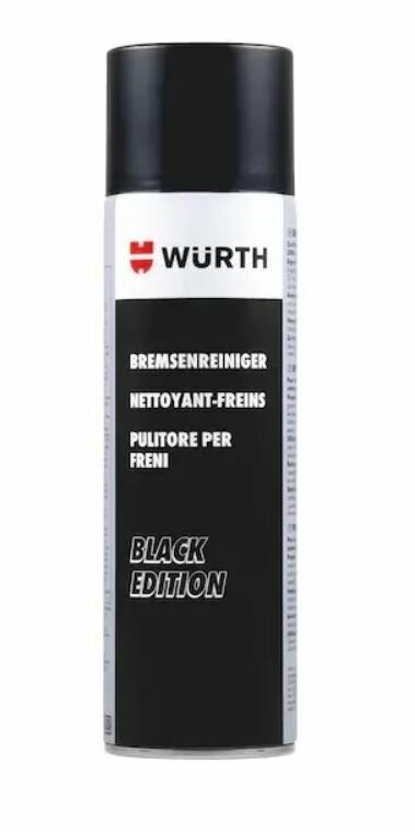 Очиститель тормозов WURTH Black Edition 500 мл.