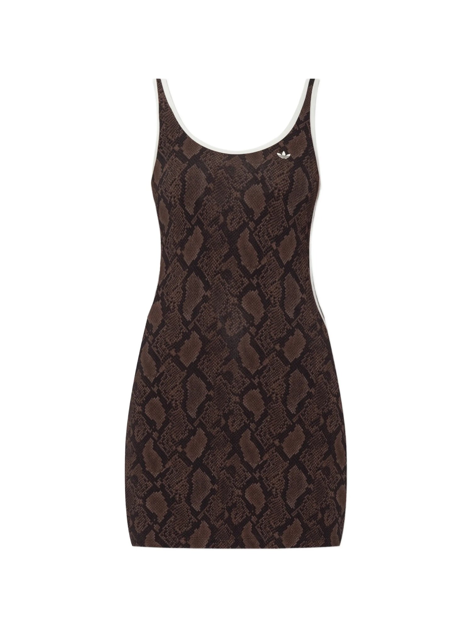 Платье Snake-print logo-embroidered mini dress