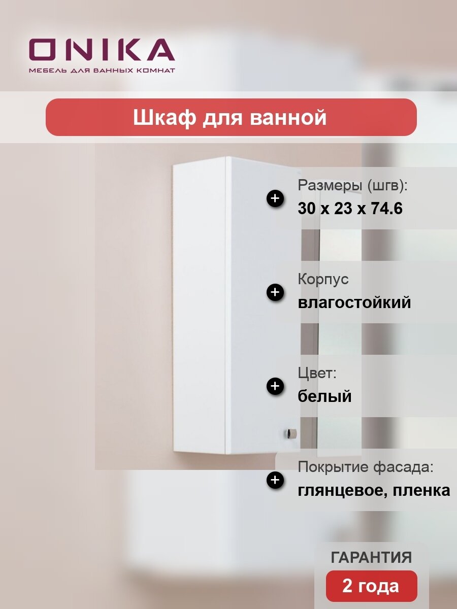 Шкаф Onika Кредо 30 универсальный 303001