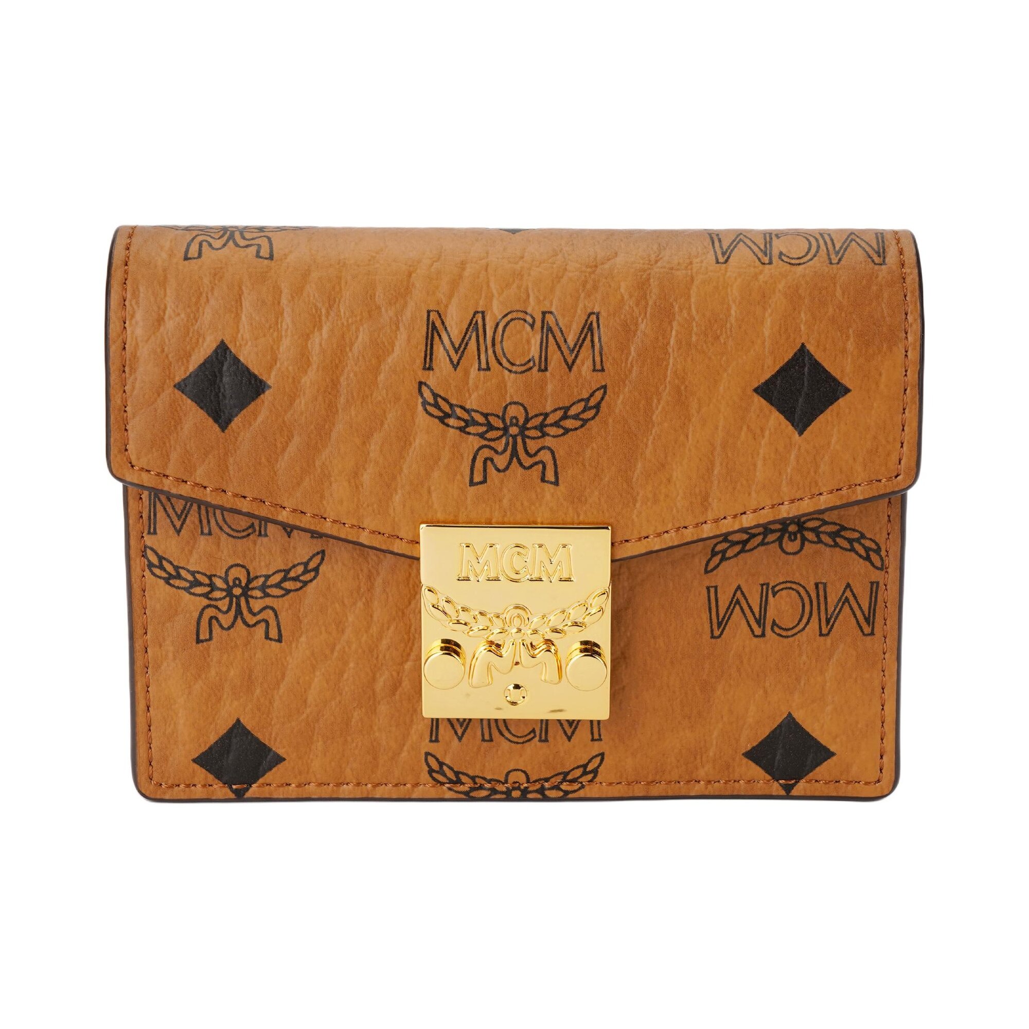 Бумажник MCM, фактура тиснение
