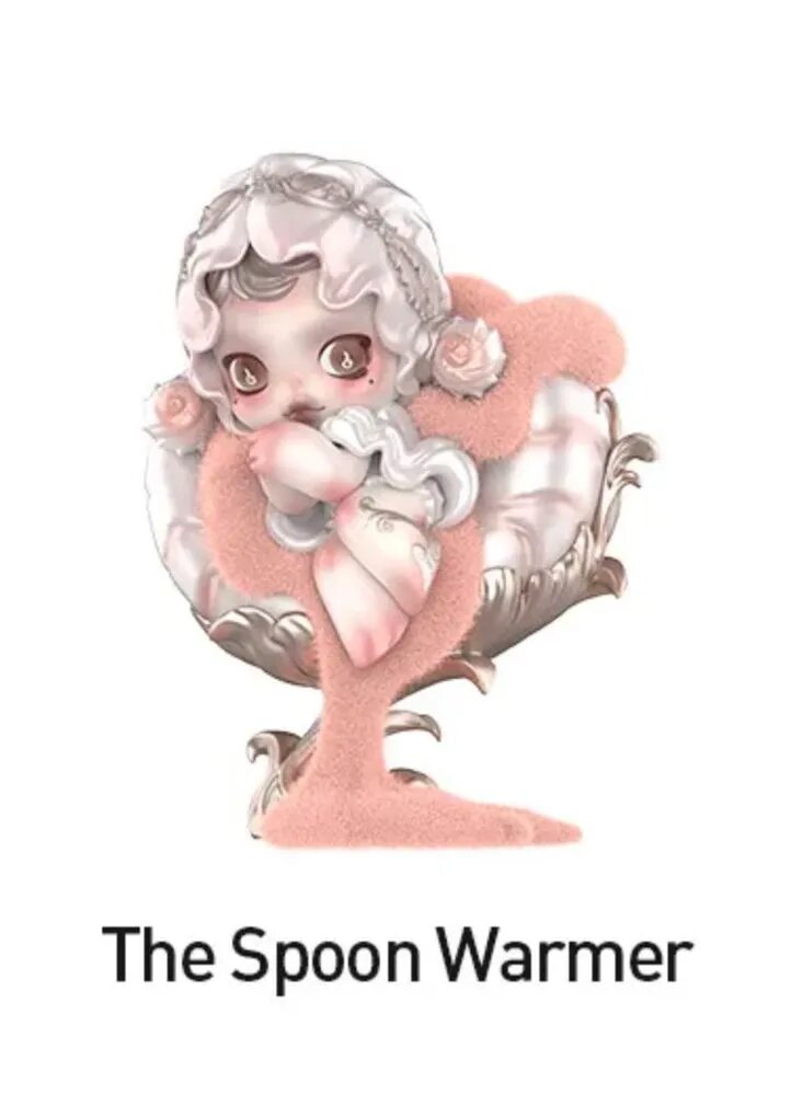 POP MART - Коллекция SKULLPANDA The Feast Begins Series Figure, The Spoon Warmer, Подарки, украшения комнат, 1 шт