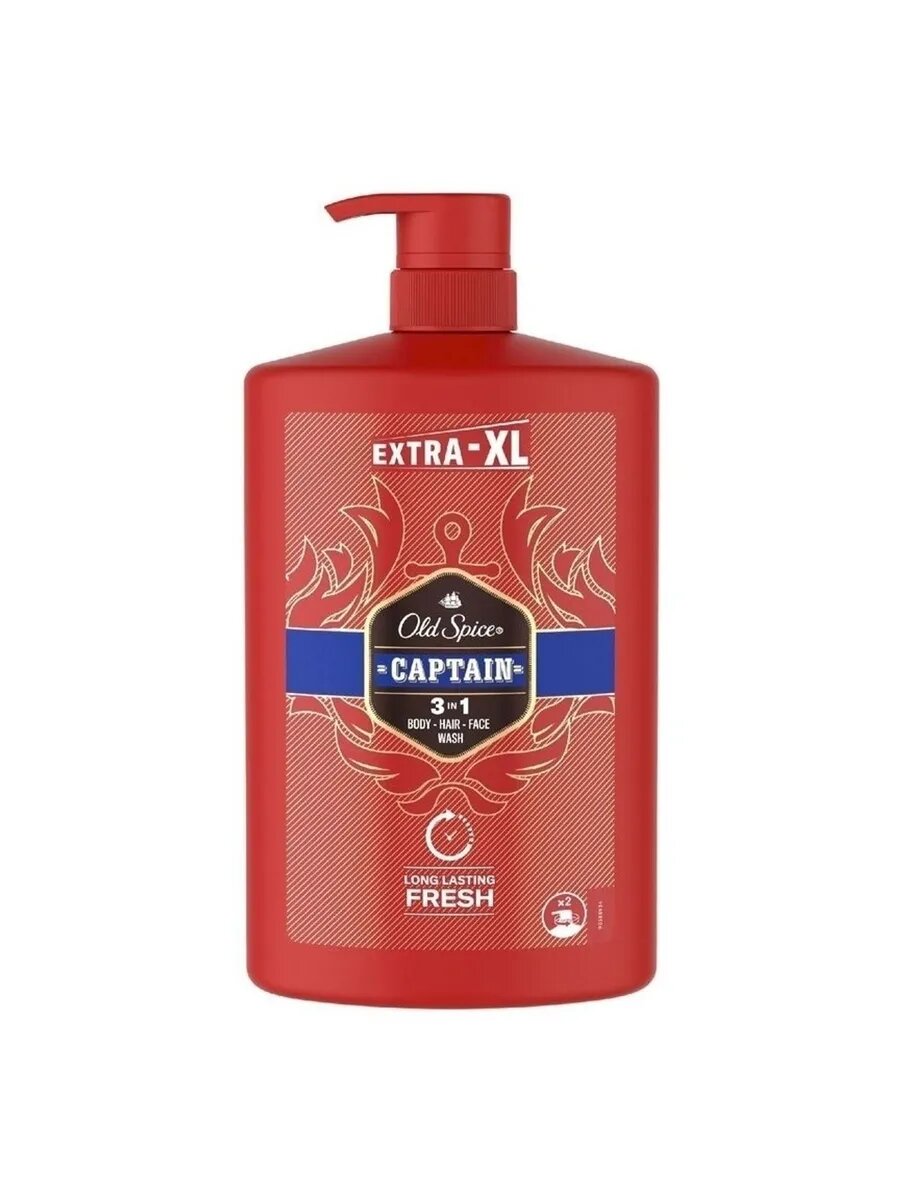 Гель для душа Old Spice Captain Освежающий 1 л
