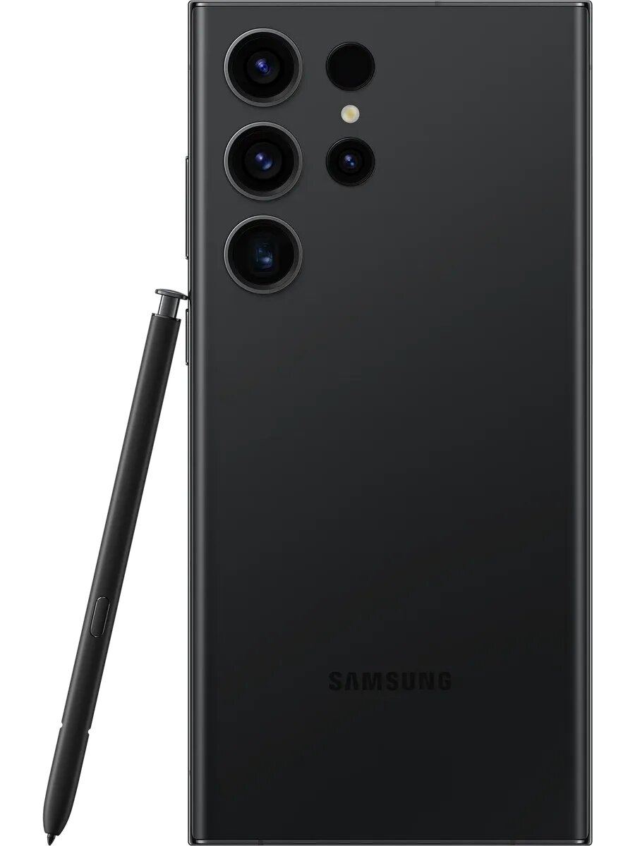 Оригинал Samsung Смартфон Galaxy S23 Ultra 12/256ГБ черный, 6.8" Dynamic AMOLED 2X, 5000mAh, S Pen NFC