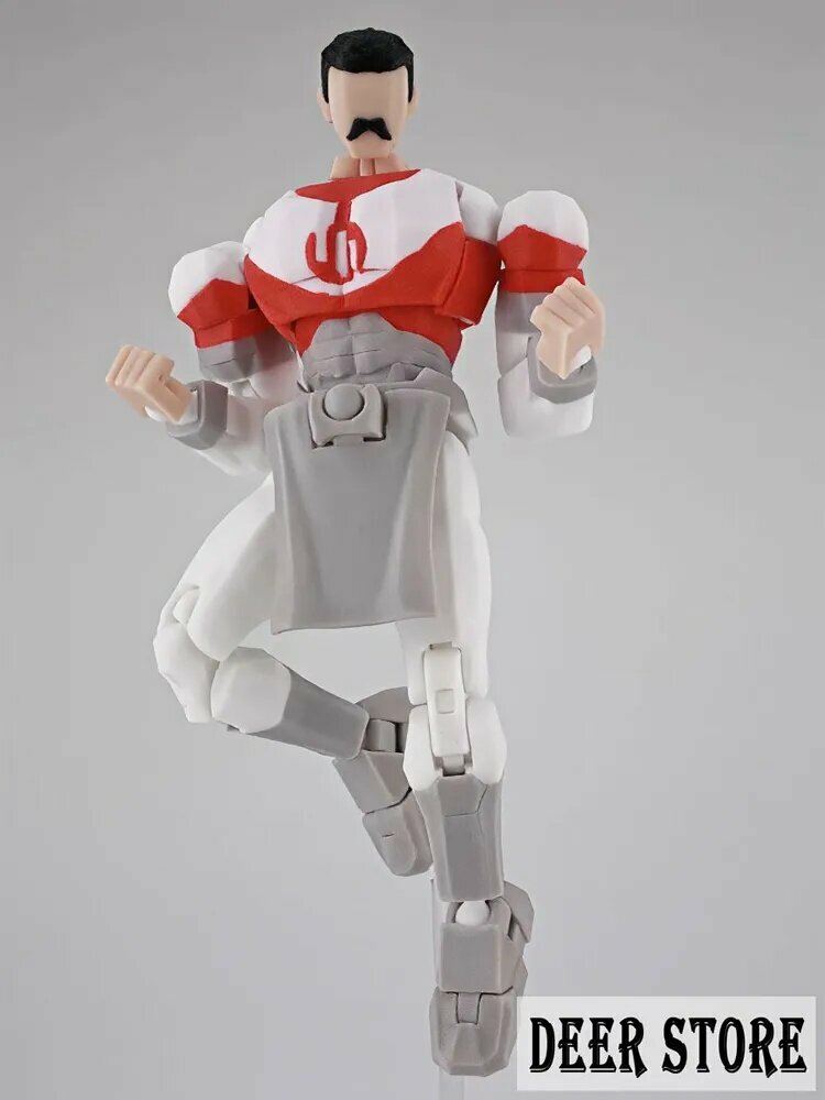 Фигурка Неуязвимый (Invincible-Mark Grayson) 3D-печатный подвижный манекен, Подарить подставку 1 шт