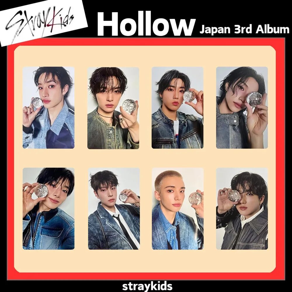 STRAY KIDS Карточки Straykids SKZ k-pop карточки коллекционные карты 54 * 86 мм 8 шт