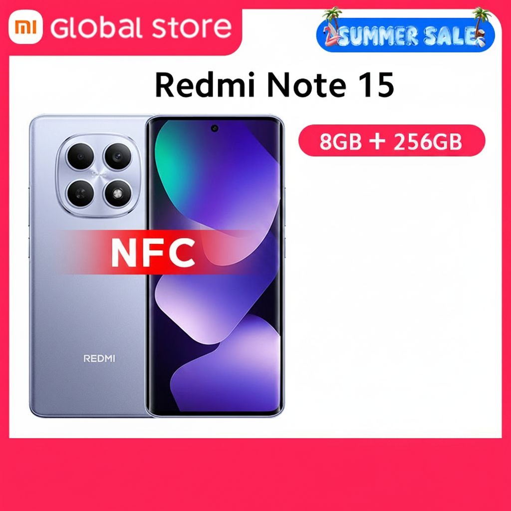 Смартфон Xiaomi Redmi Note 15 4G, 8/256ГБ, global